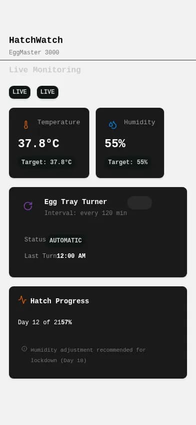 HatchWatch Mobile