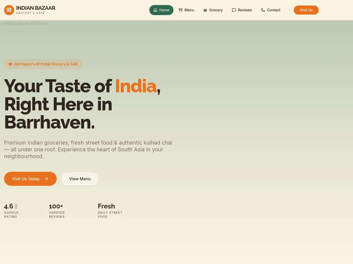 Indian Bazaar Web Experience