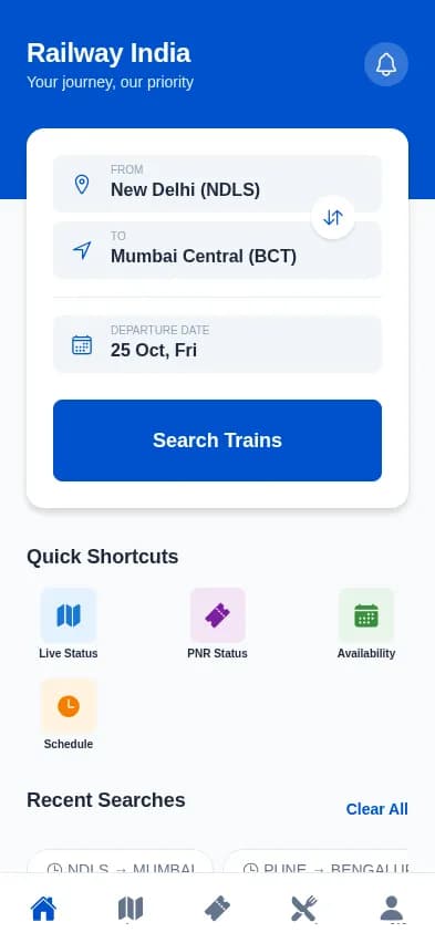 Railway India App