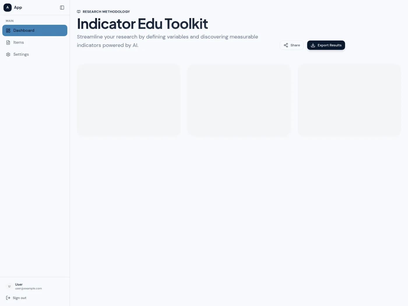Indikator Edu Toolkit