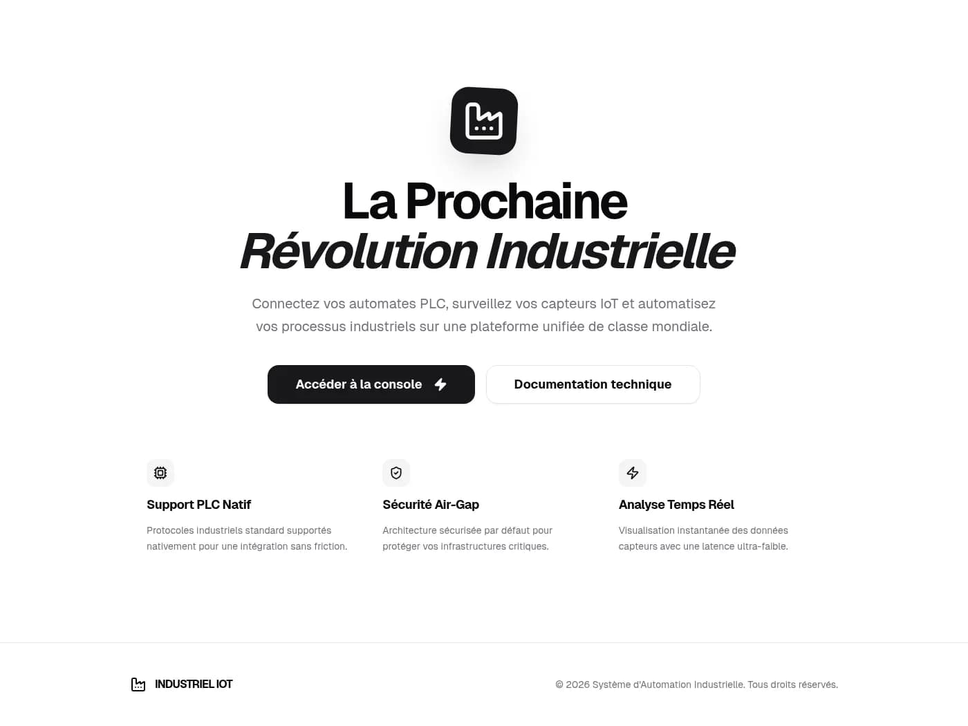 Industriel Automate IoT