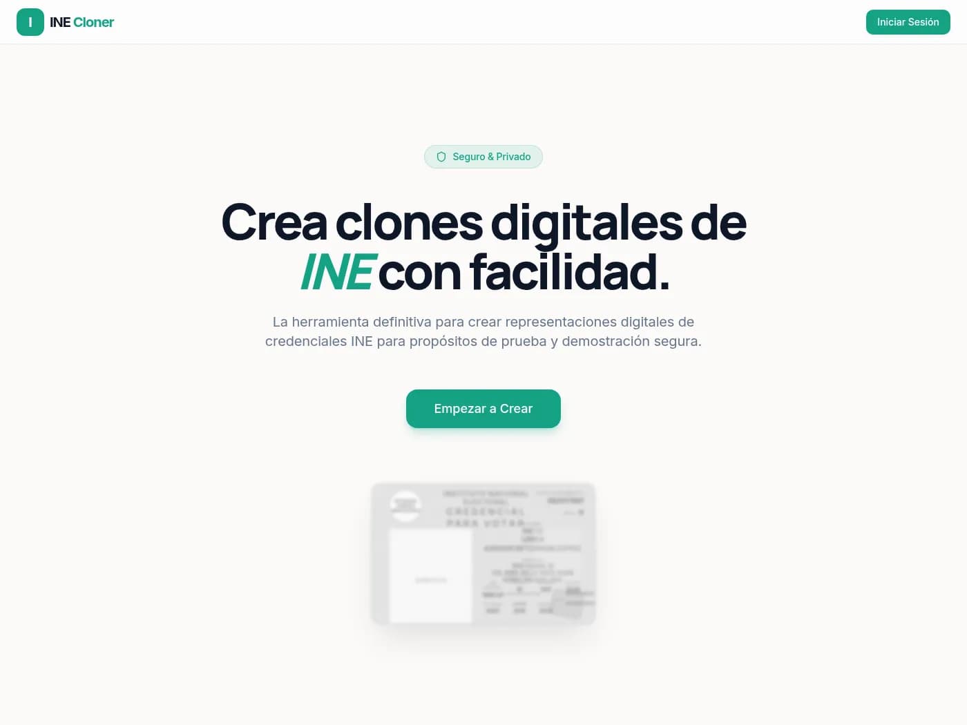 INE Cloner Tool
