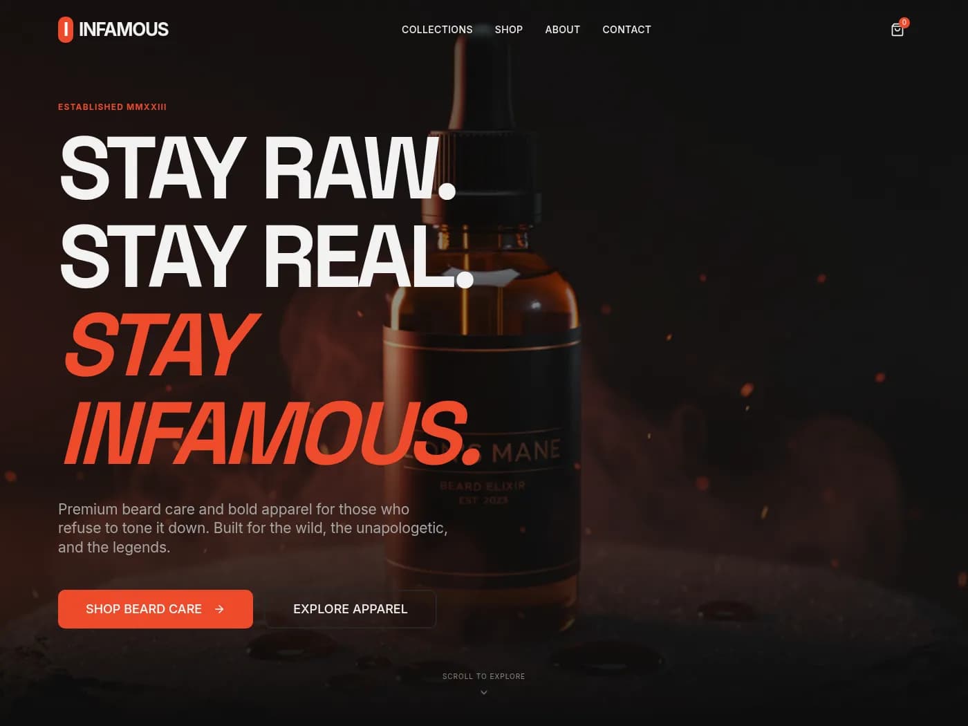 Infamous Pro Website