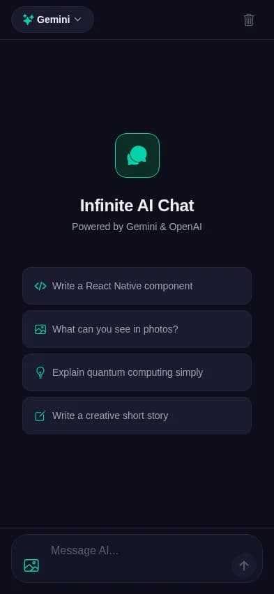 Infinite AI Photo Chat