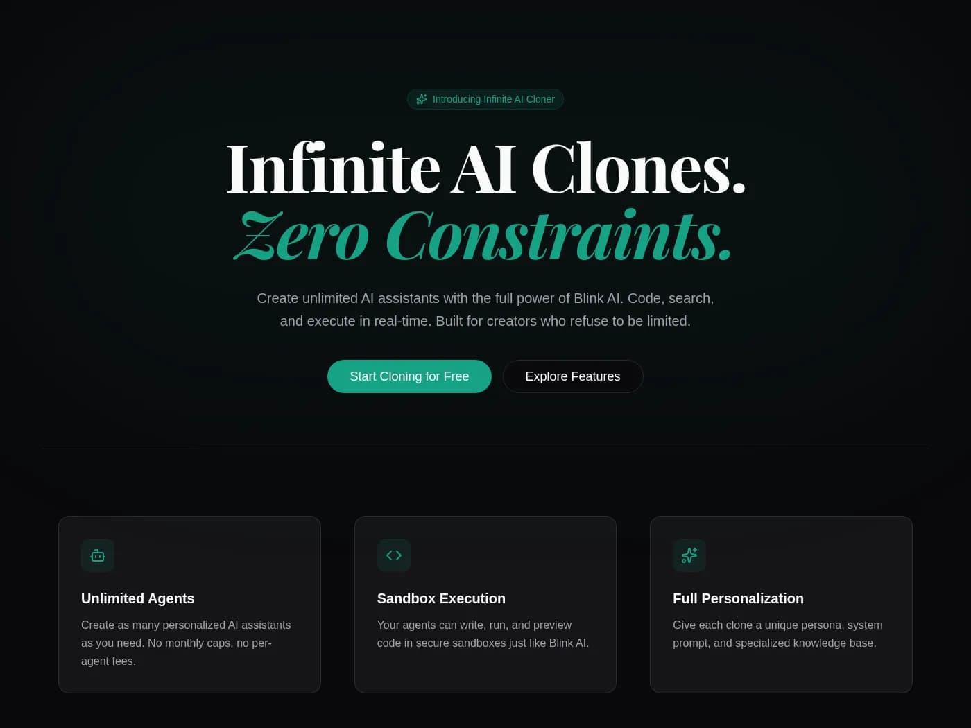 Infinite AI Cloner