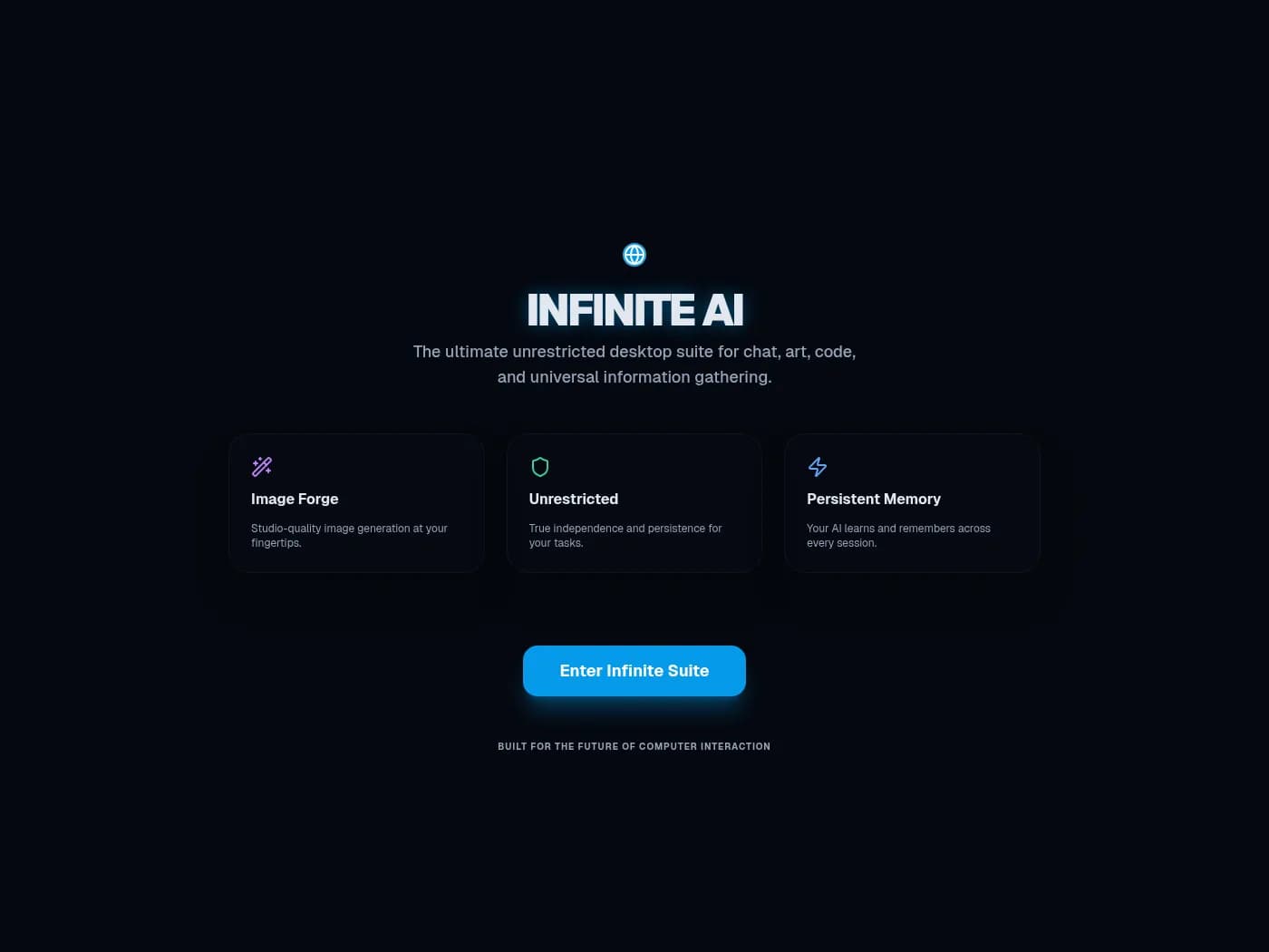 Infinite AI Desktop Suite