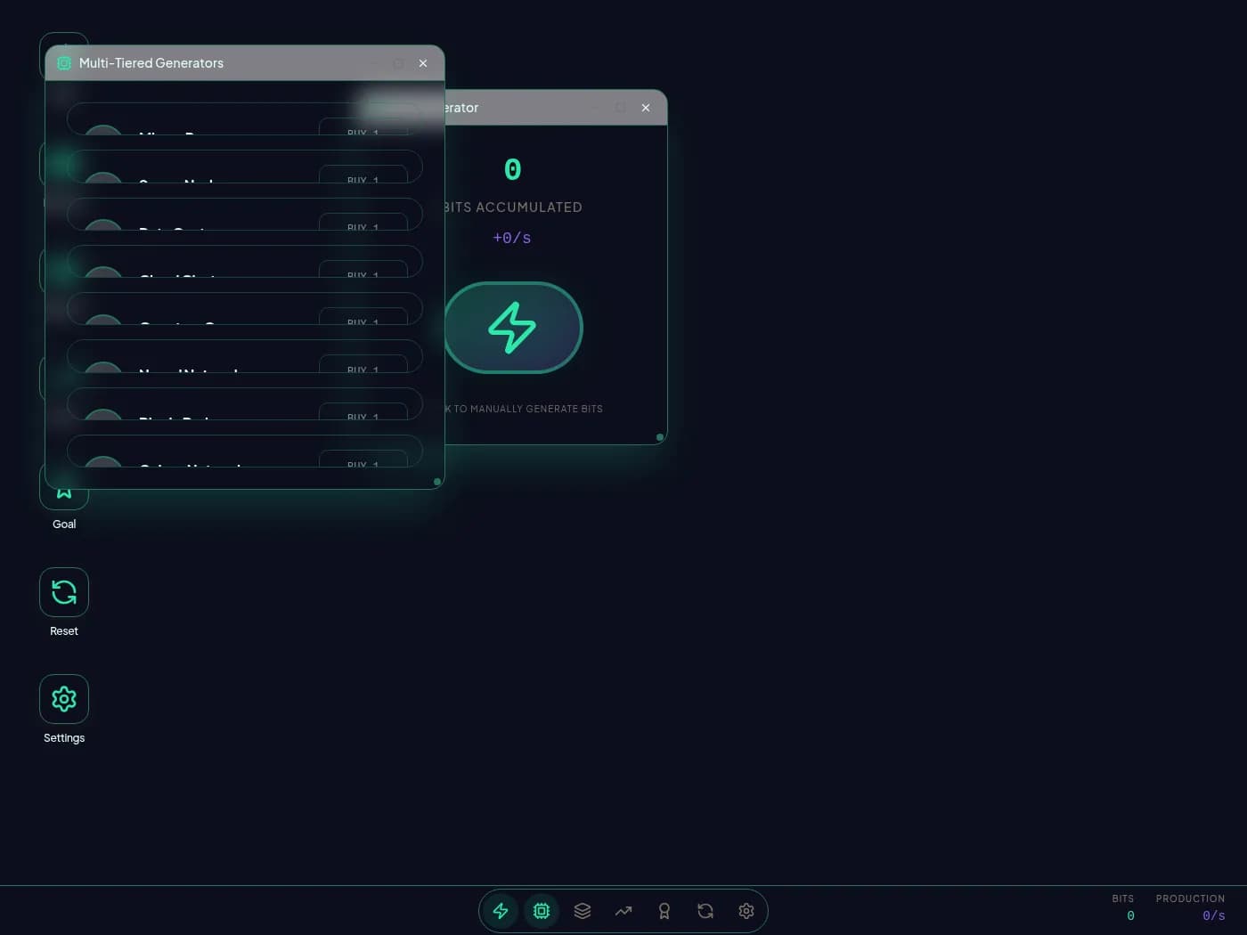 Infinite Machine Idle Game