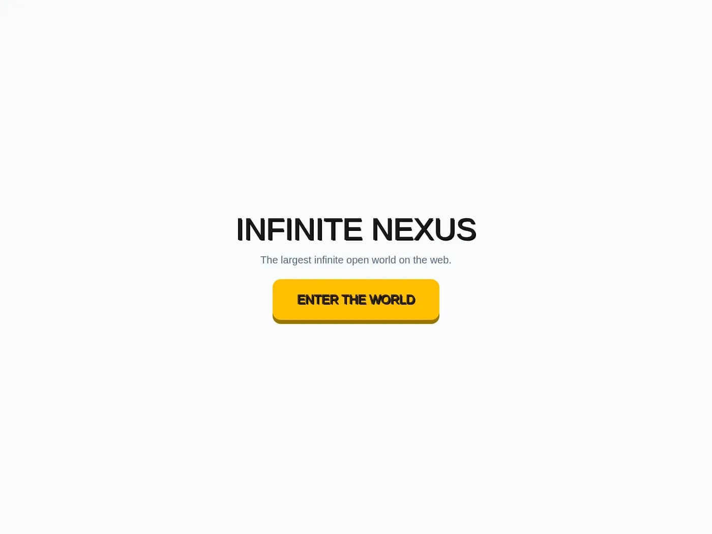 Infinite Open World Game