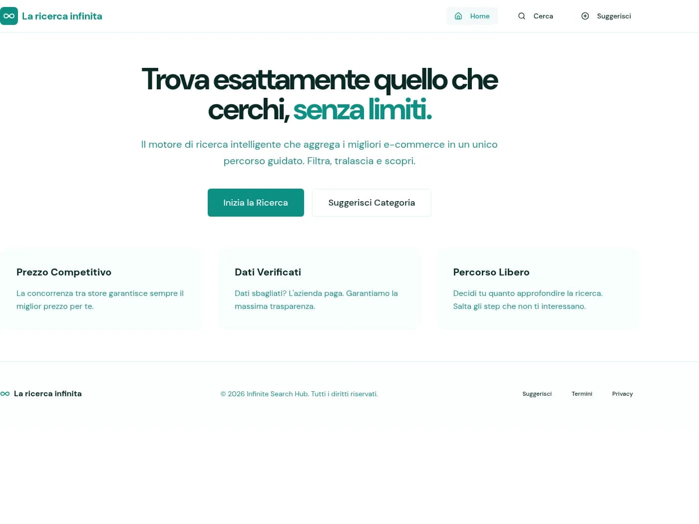 Infinite Search Hub