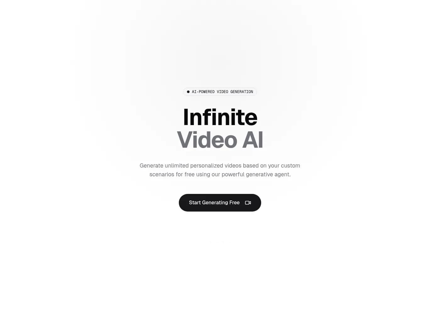 Infinite Video AI