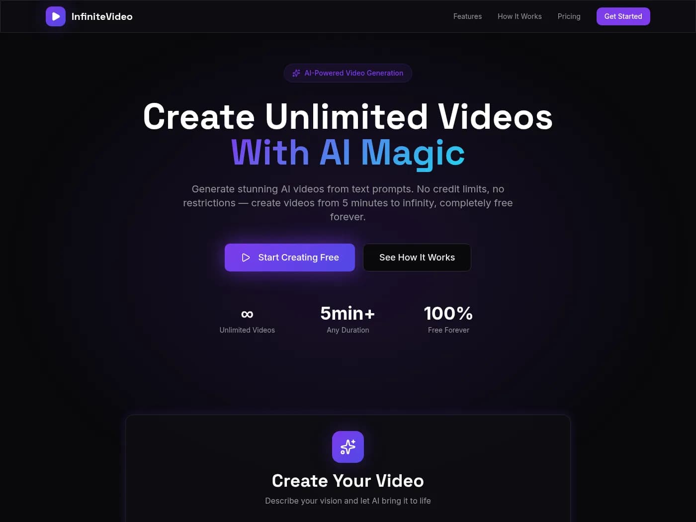 InfiniteVideo Generator