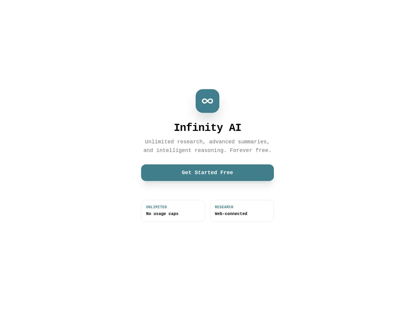 Infinity AI Assistant