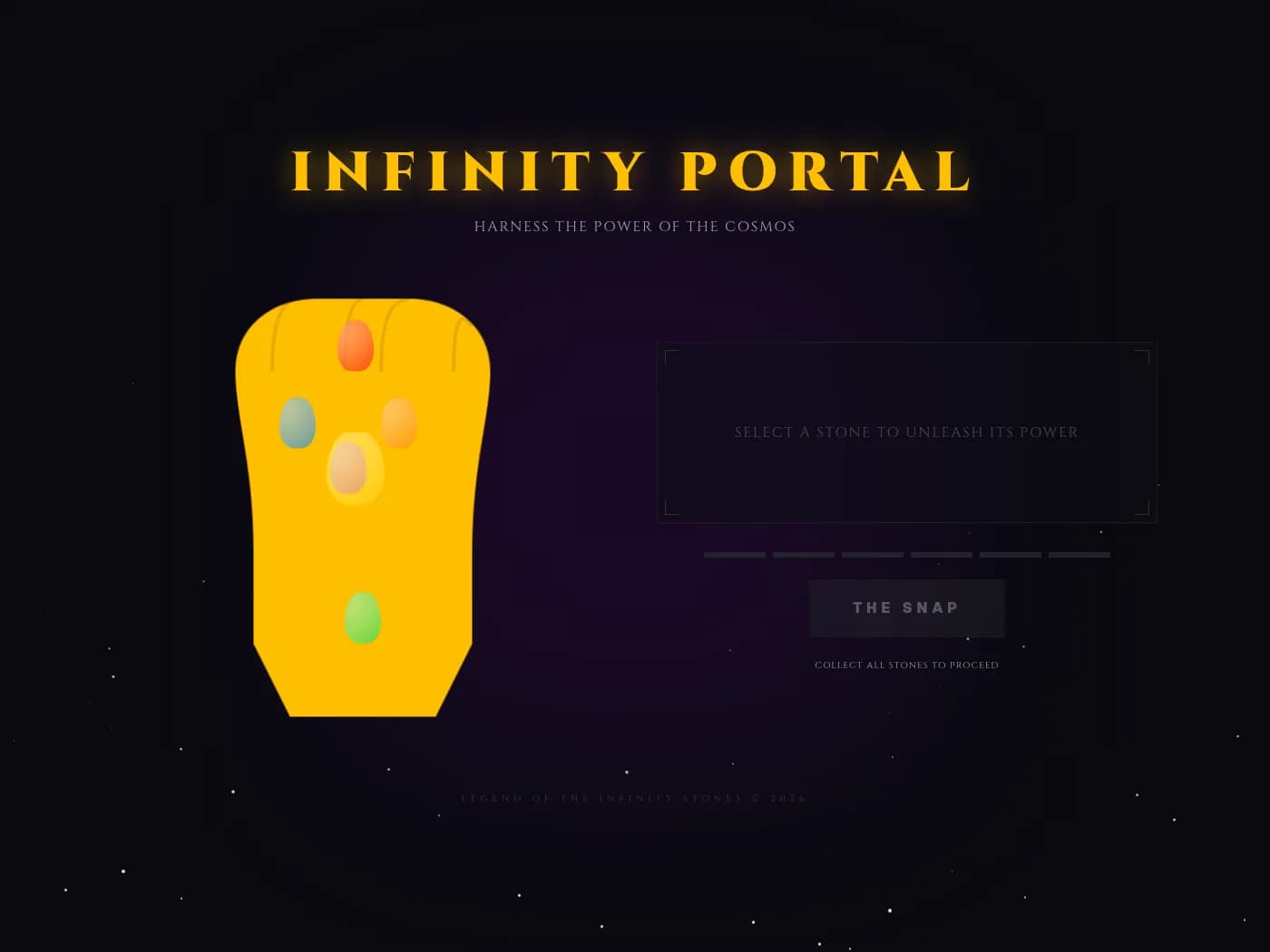 Infinity Gauntlet Portal