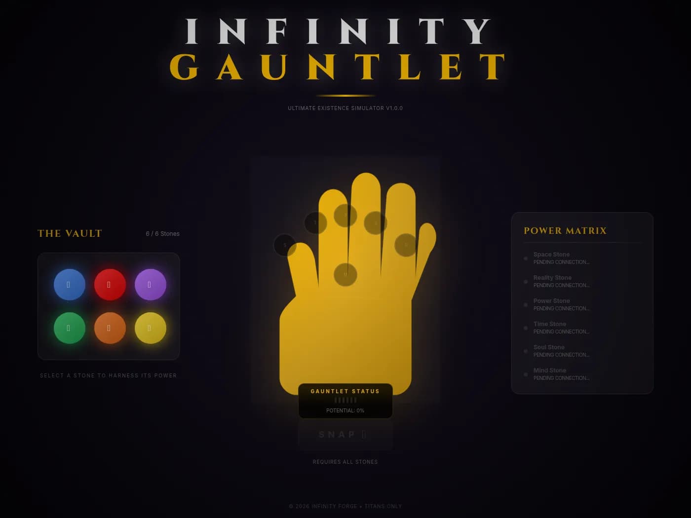 Infinity Gauntlet Mod