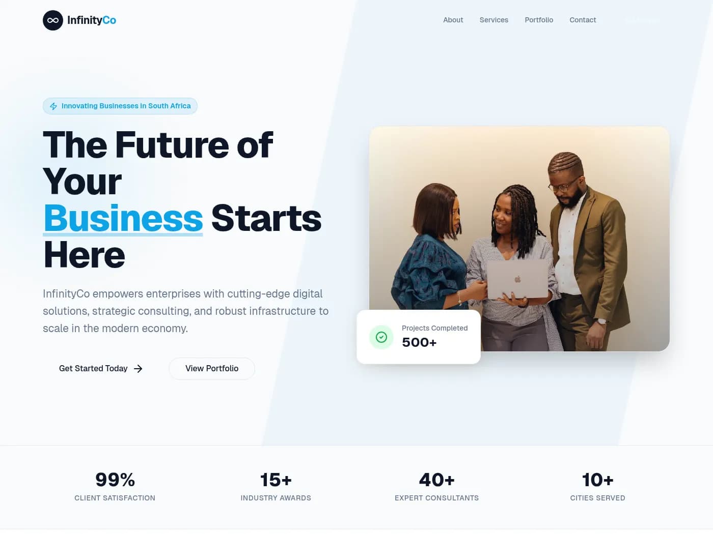 InfinityCo Website