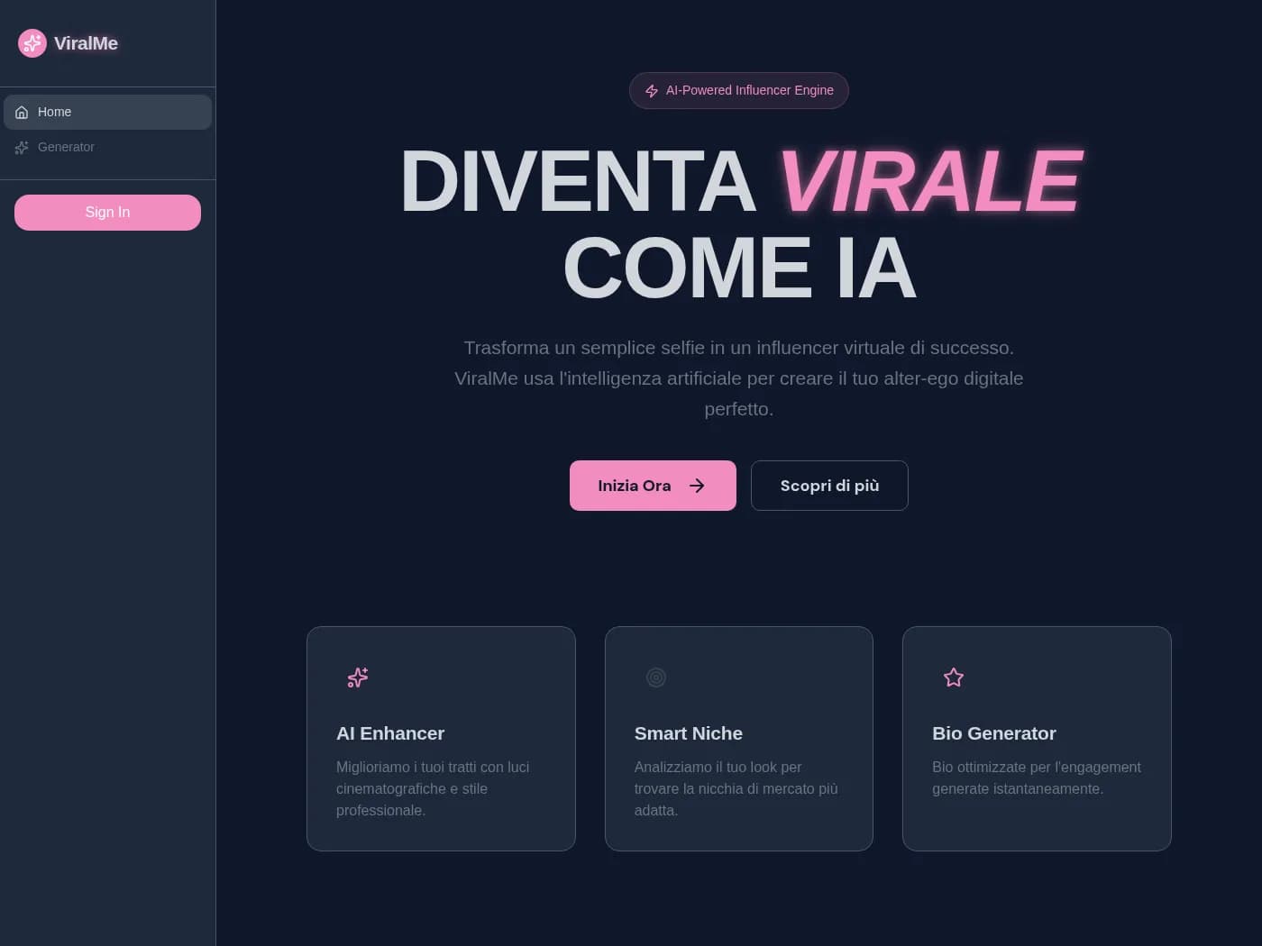 Photo Influencer Generator