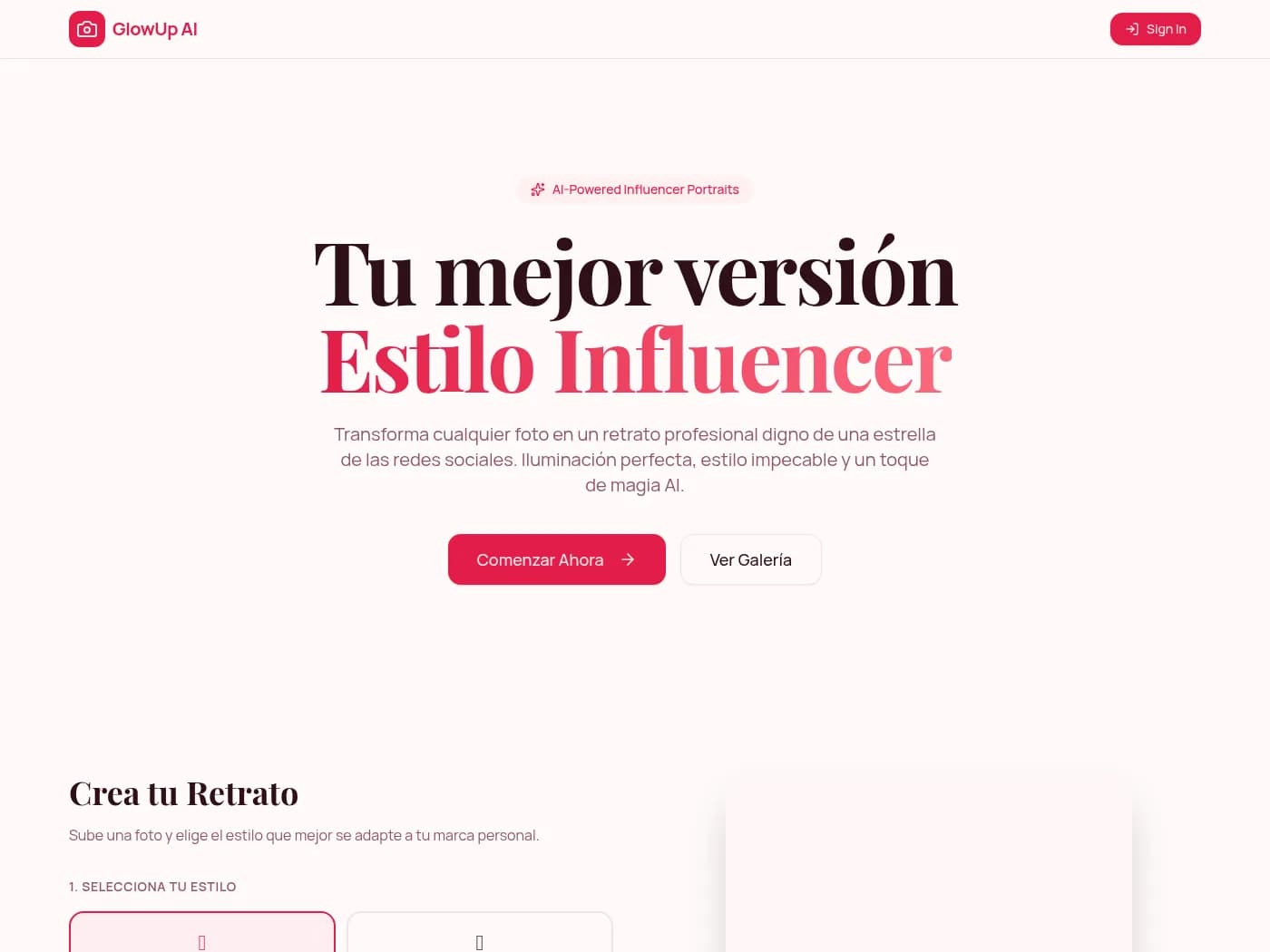 Influencer Photo Generator
