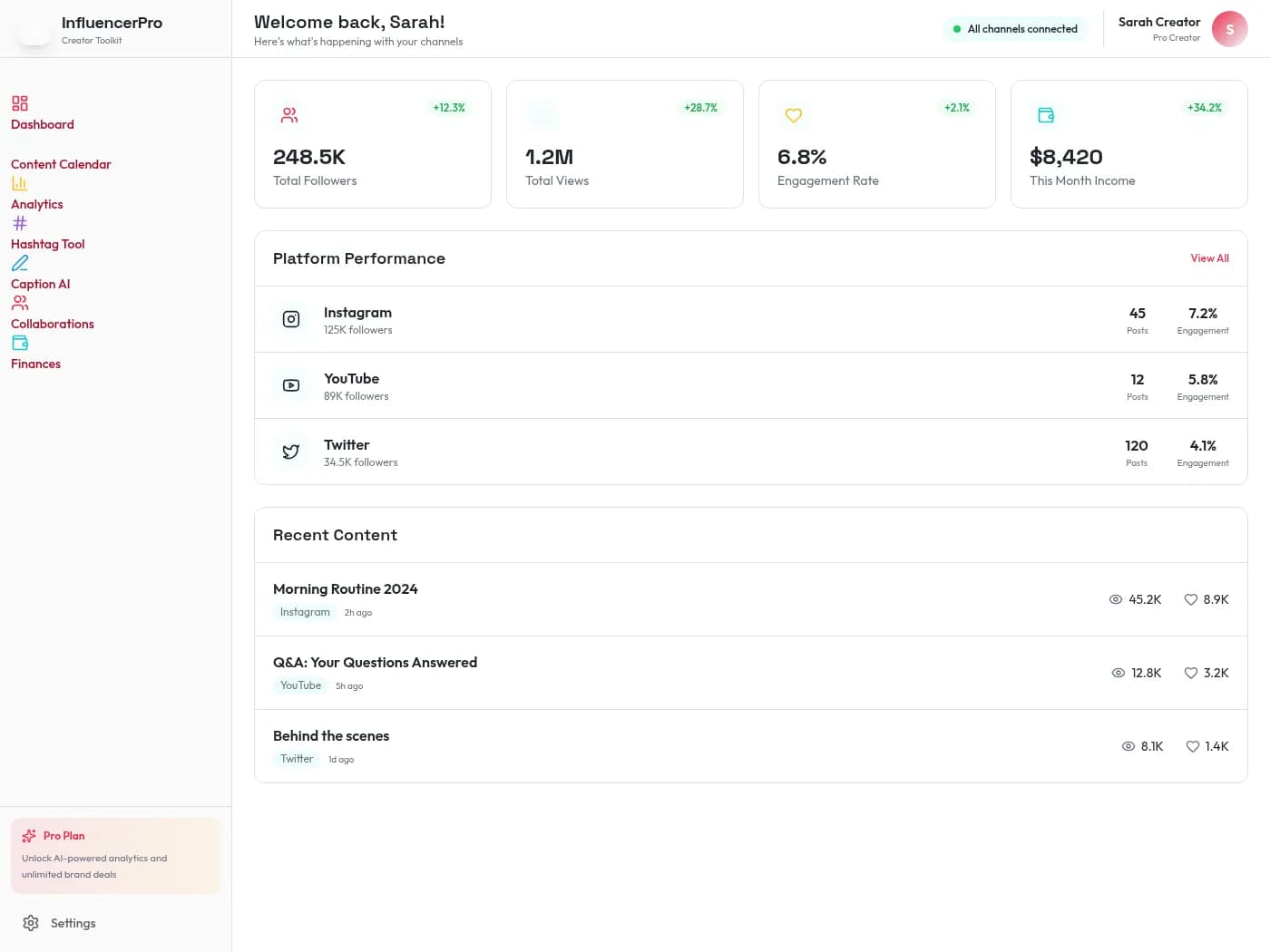 Influencer Pro Toolkit