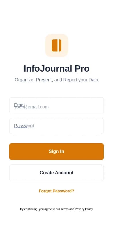 InfoJournal Pro