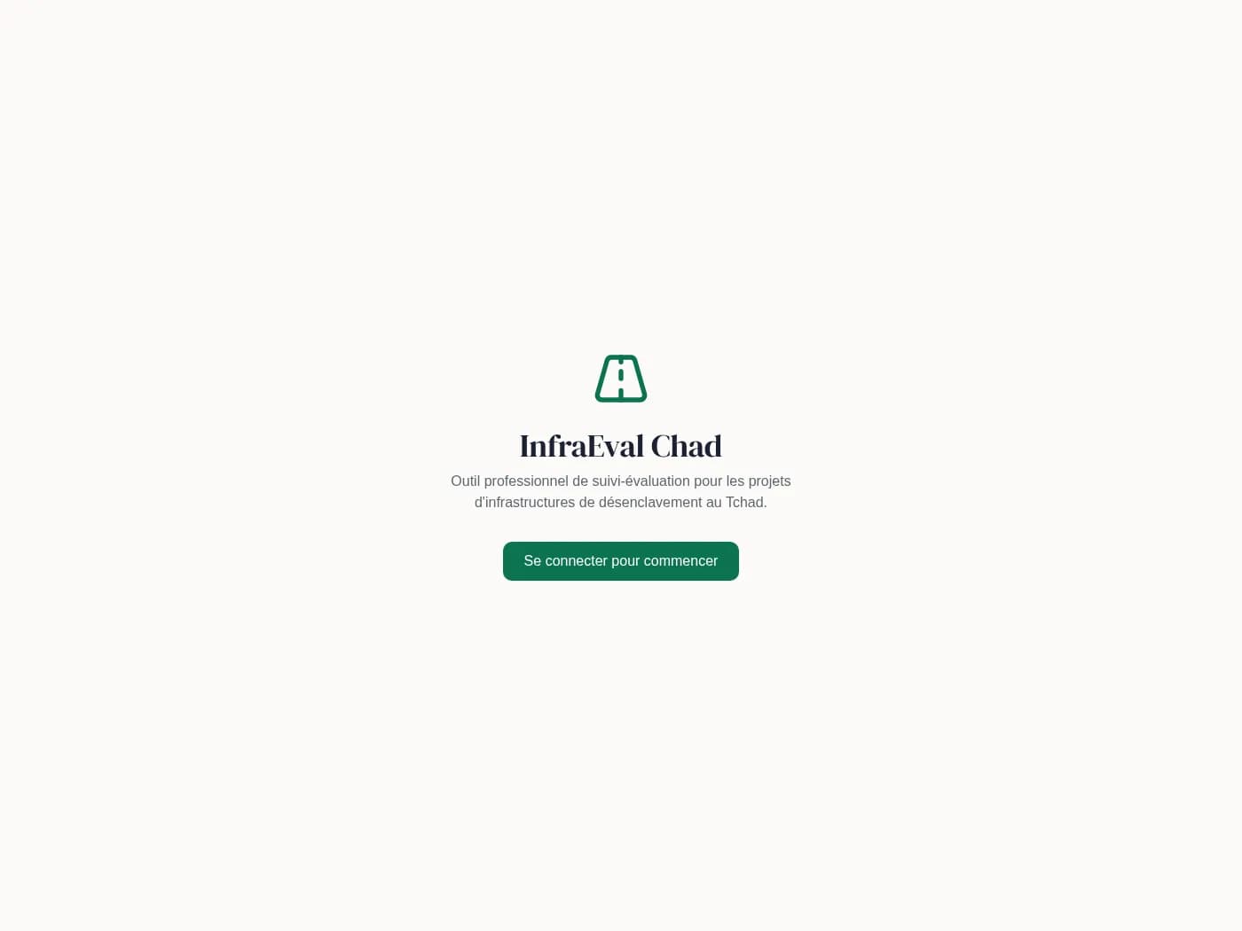InfraEval Report Planner