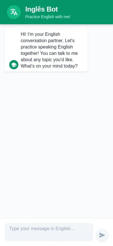 Inglês Bot Trainer