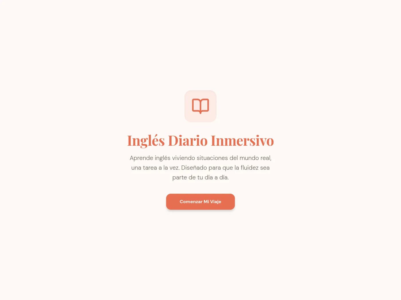 Inglés Diario Inmersivo
