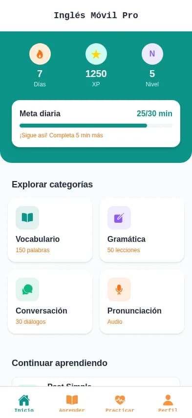 Inglés Móvil Pro
