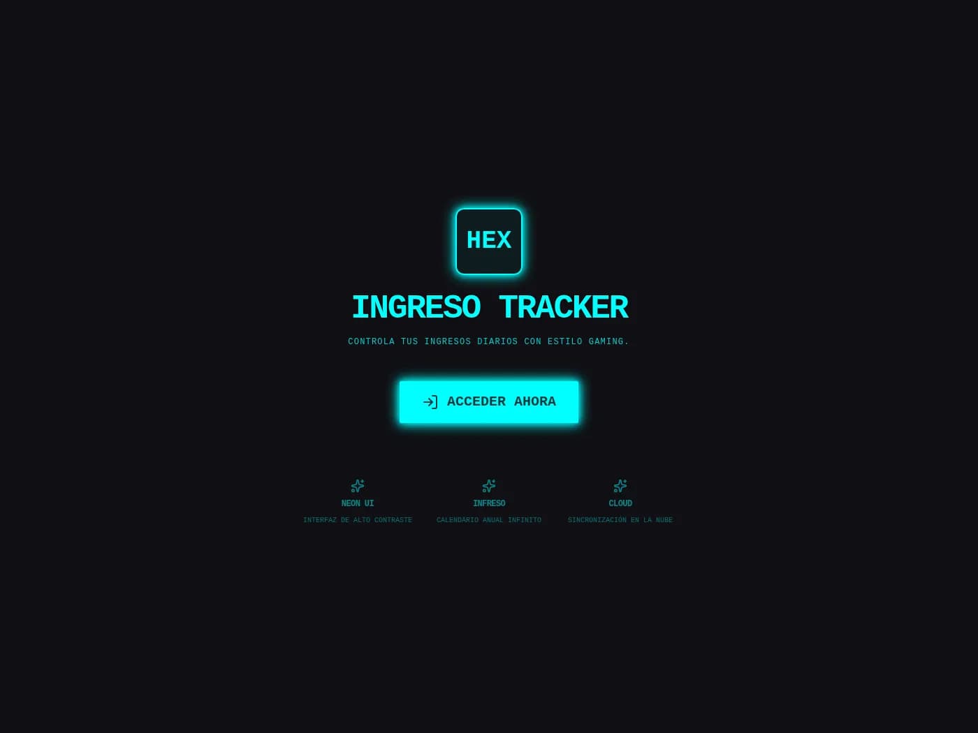 Ingreso Calendar Tracker