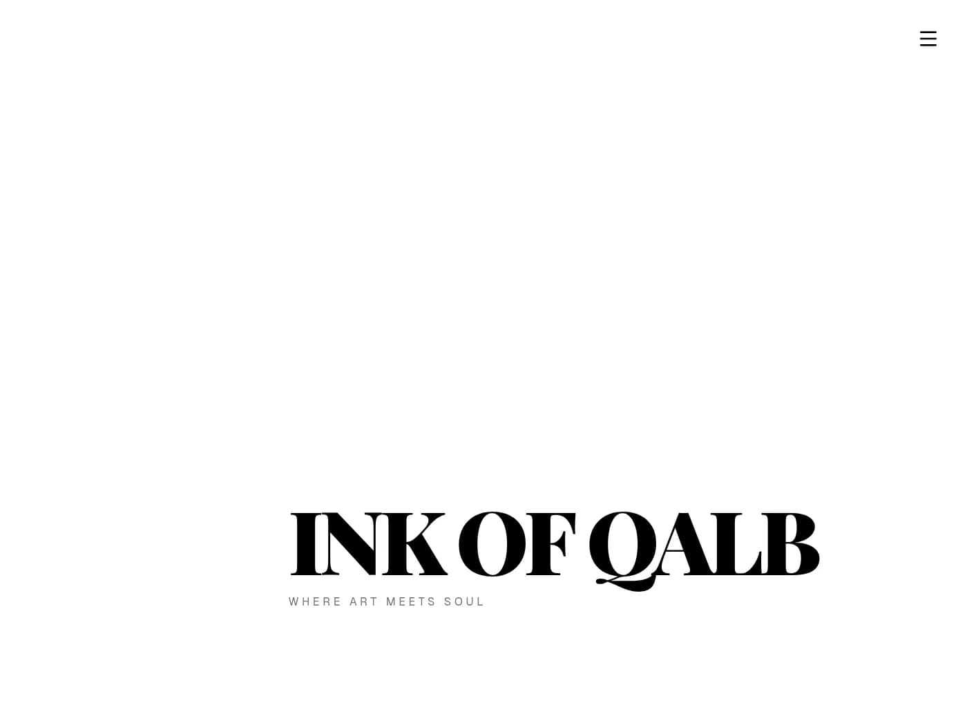 Ink Of Qalb Website
