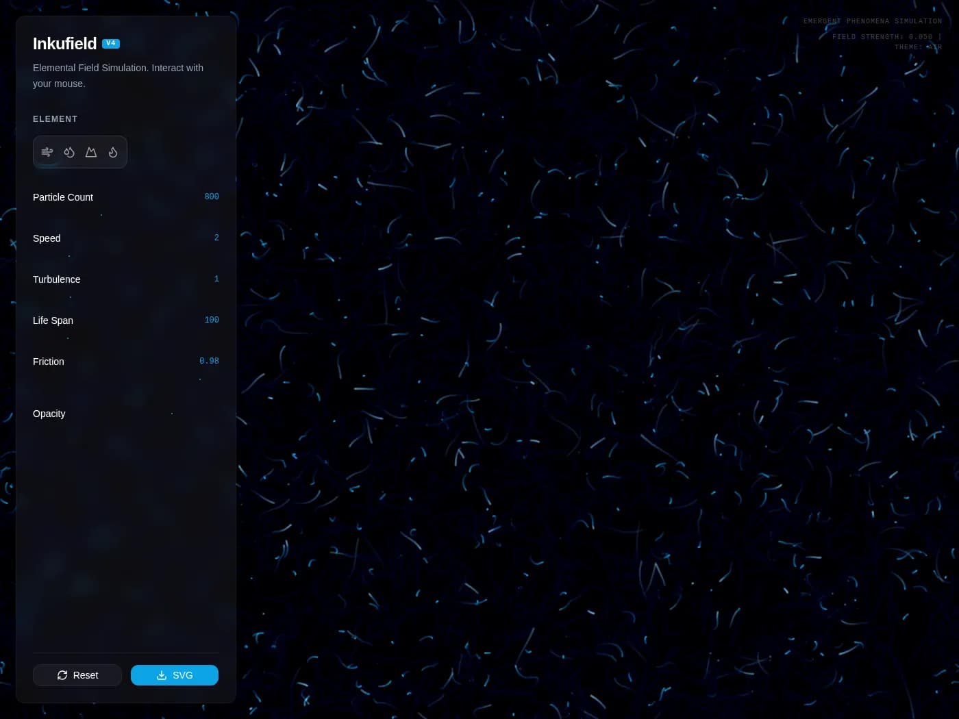 Inkufield Elemental Sim v4
