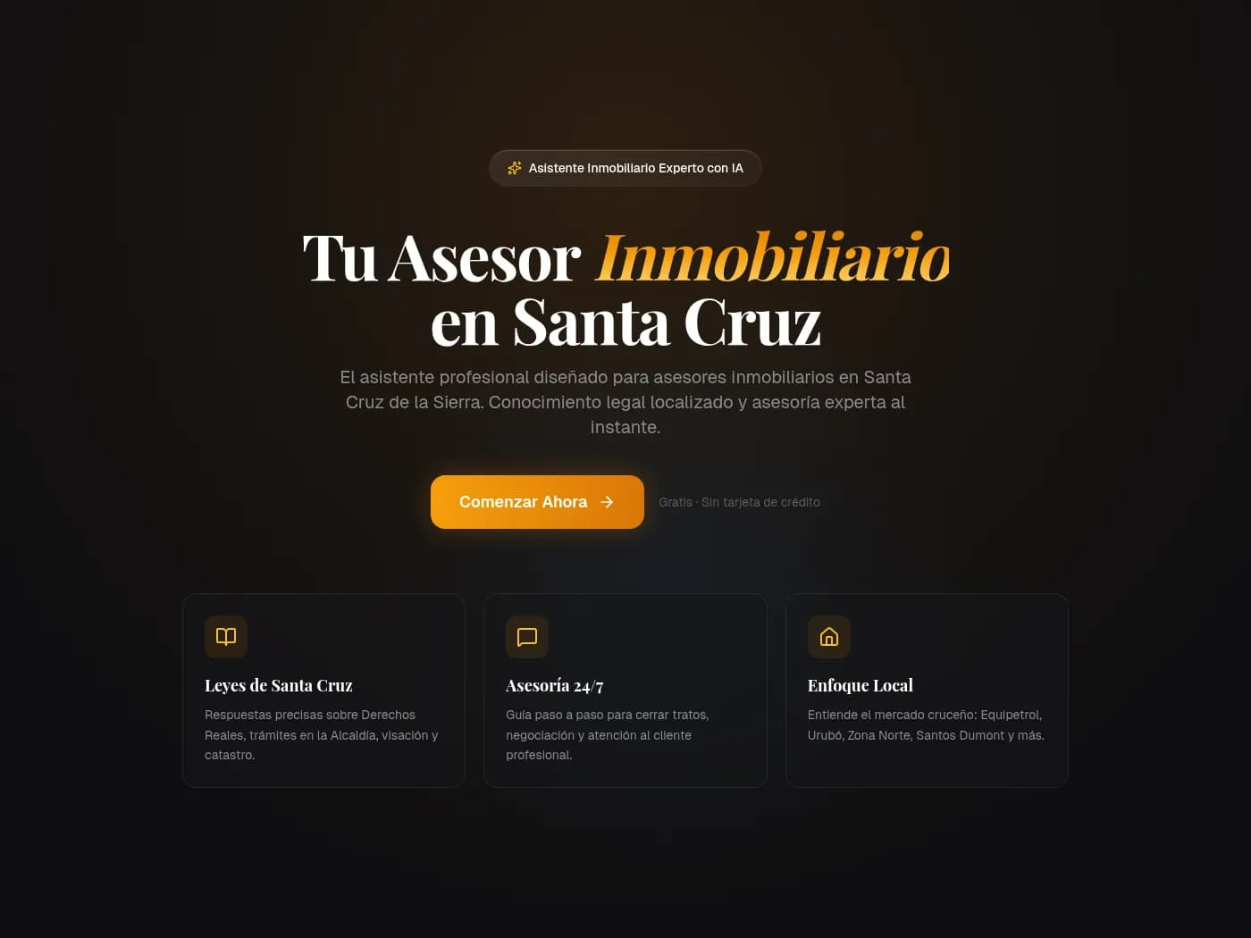 Asistente IA - Inmo SCZ