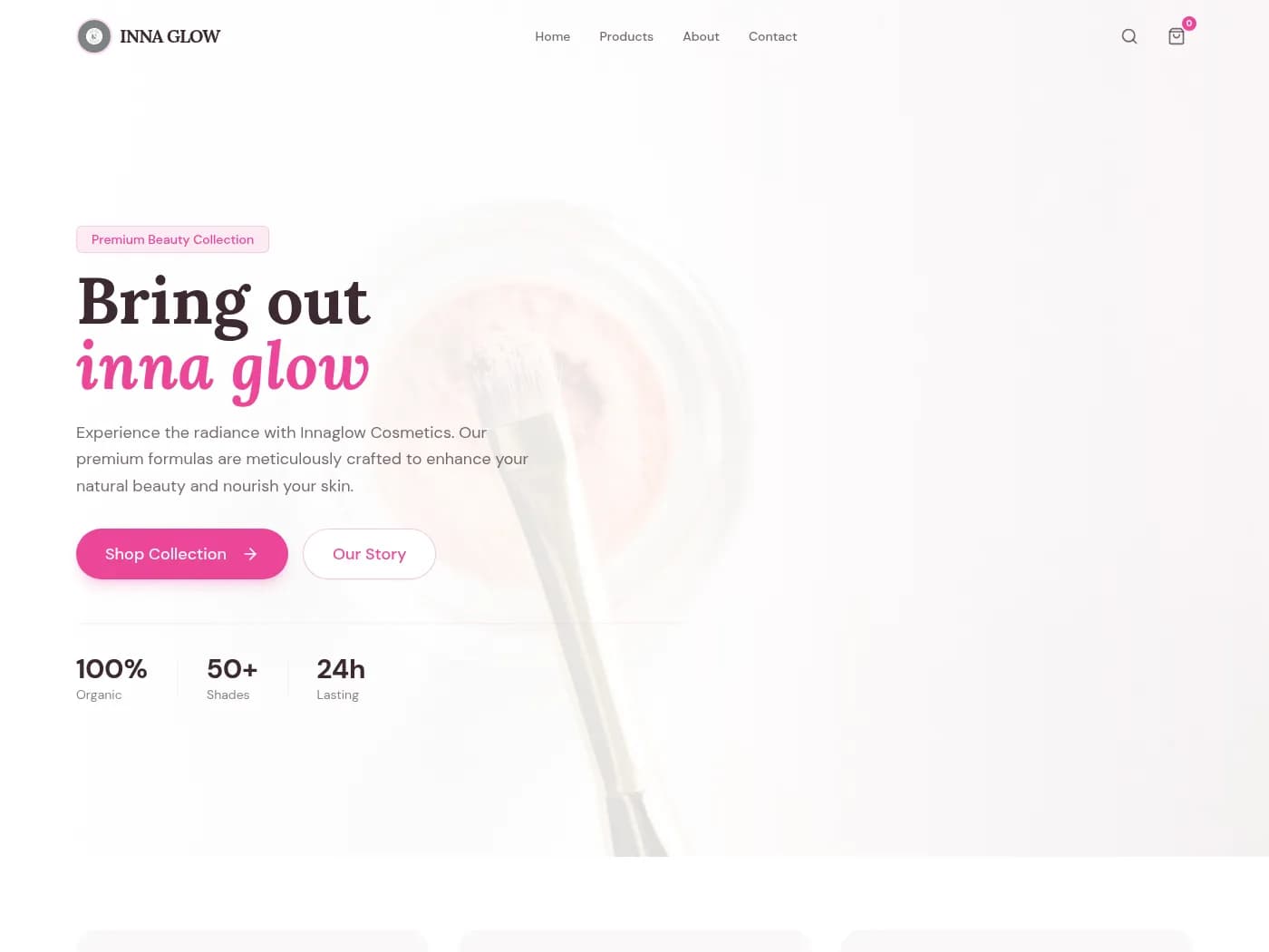 InnaGlow Web Revamp