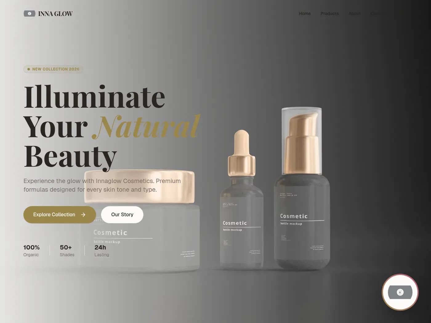 Innaglow Cosmetics Site