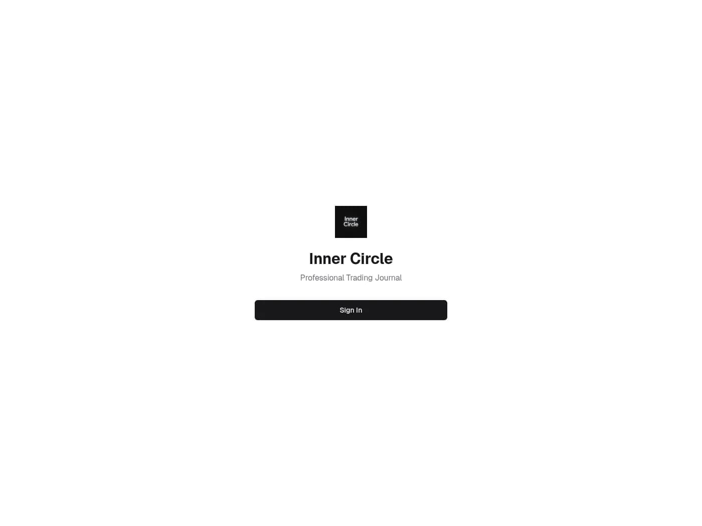 Inner Circle Trading Journal