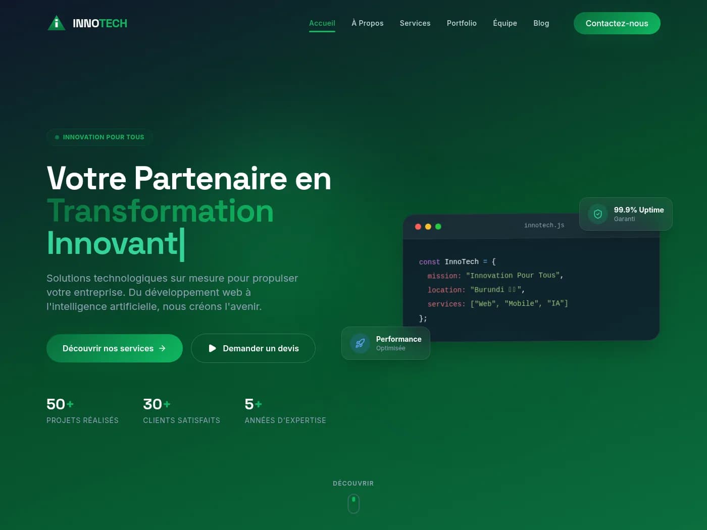 InnoTech Impact Web Suite