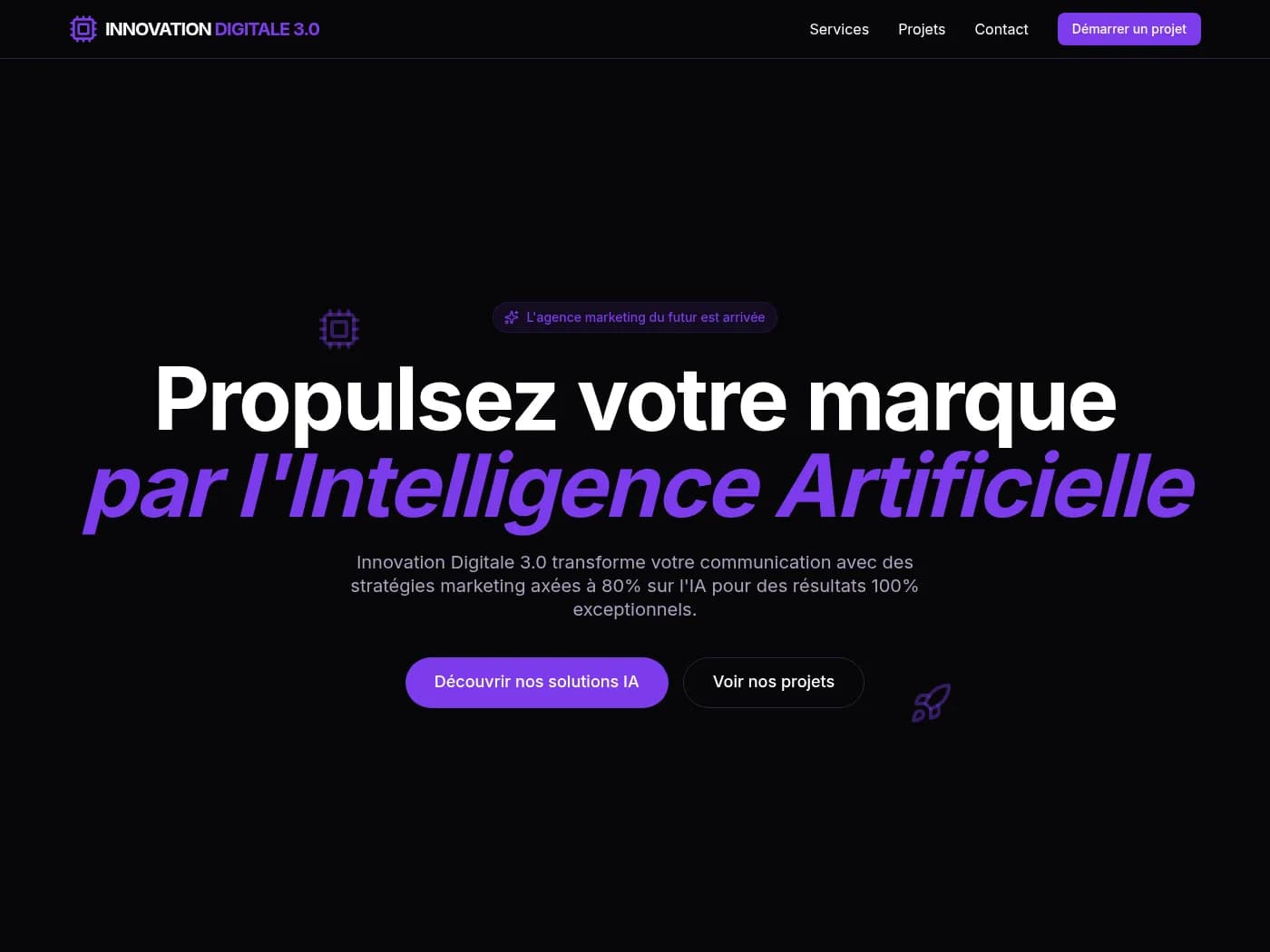 Innovation Digitale 3.0 Site