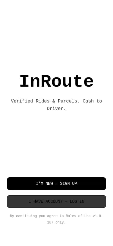 InRoute App Botswana