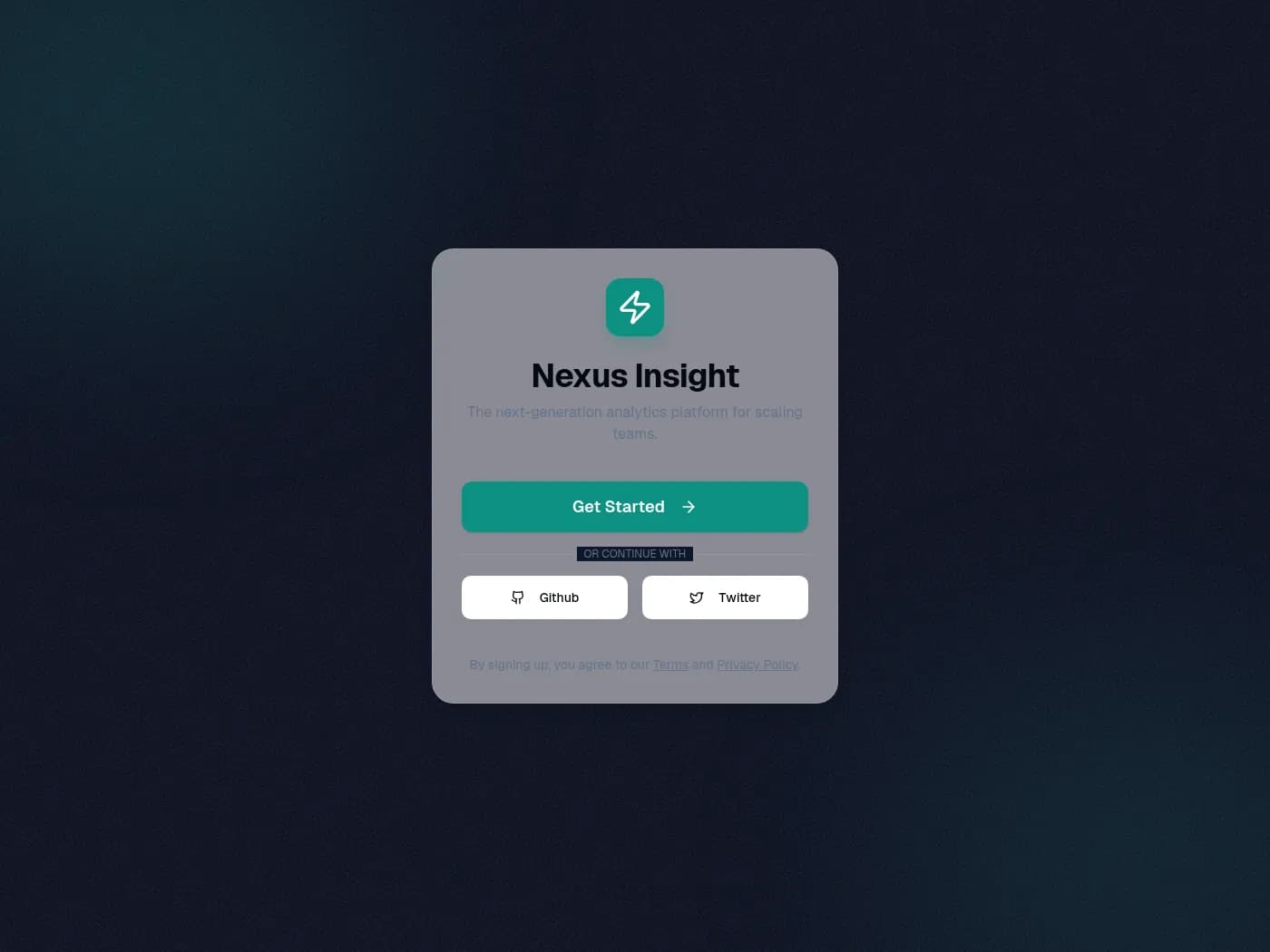 Insight Dashboard