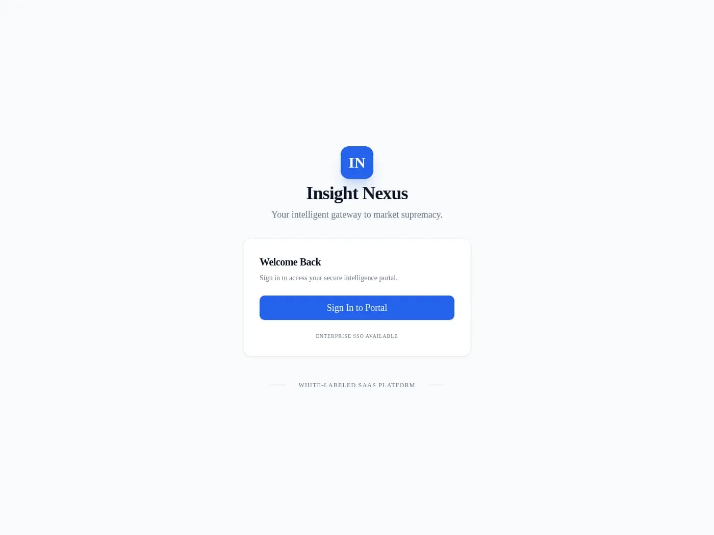Insight Nexus SaaS