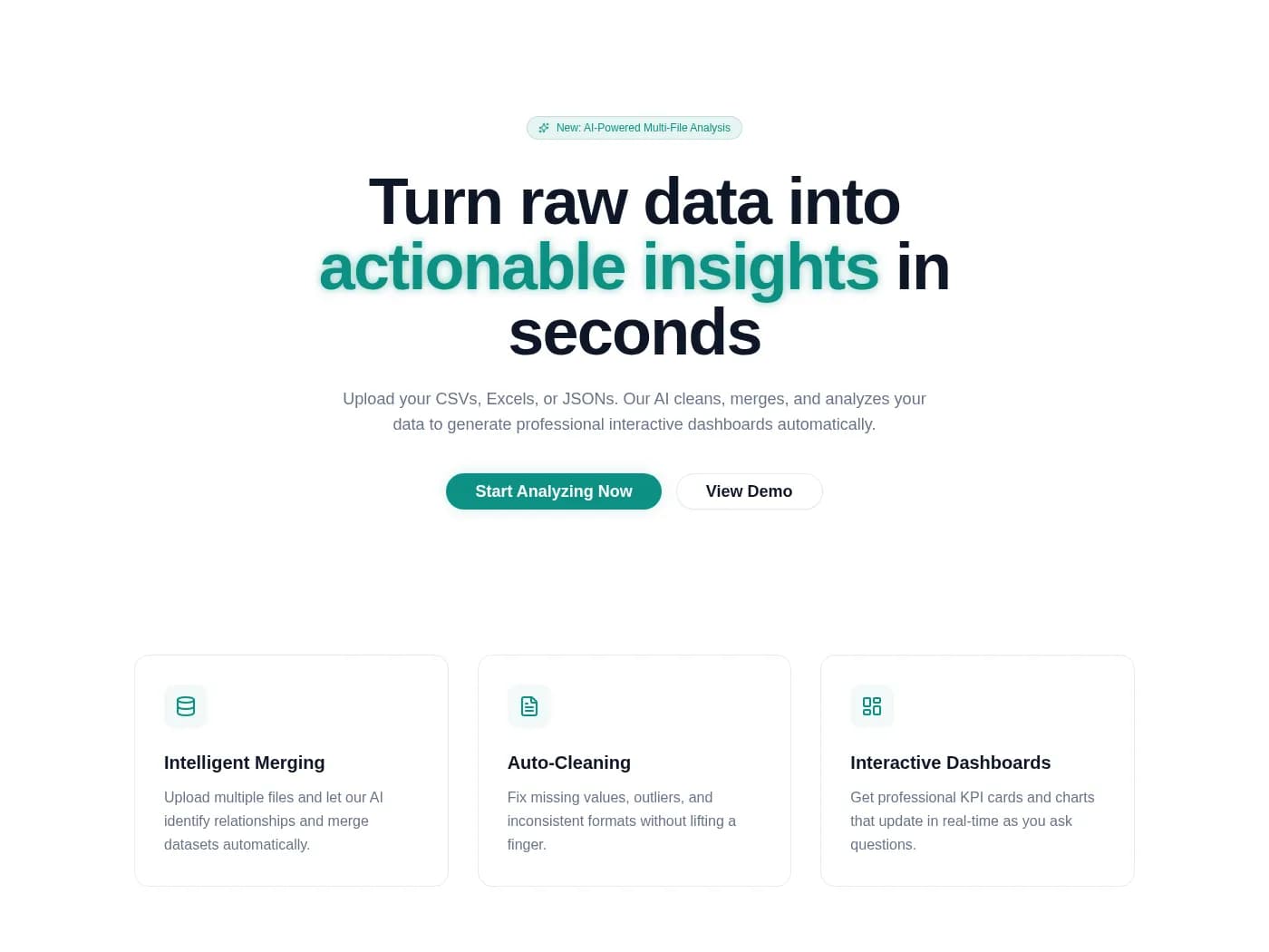 InsightDash AI Analyst