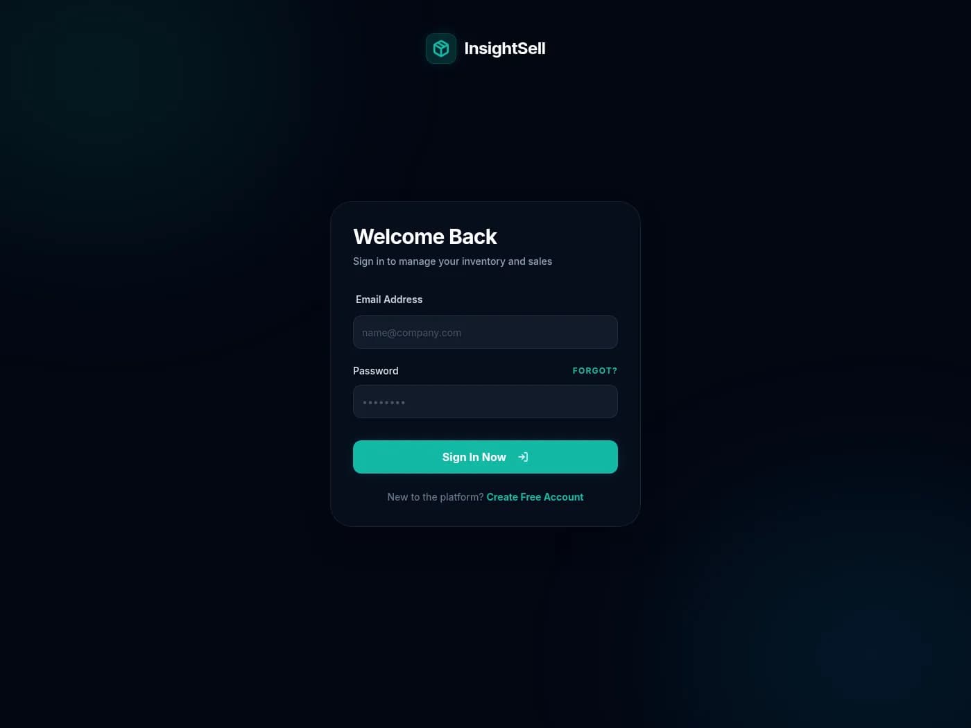 InsightSell Dashboard