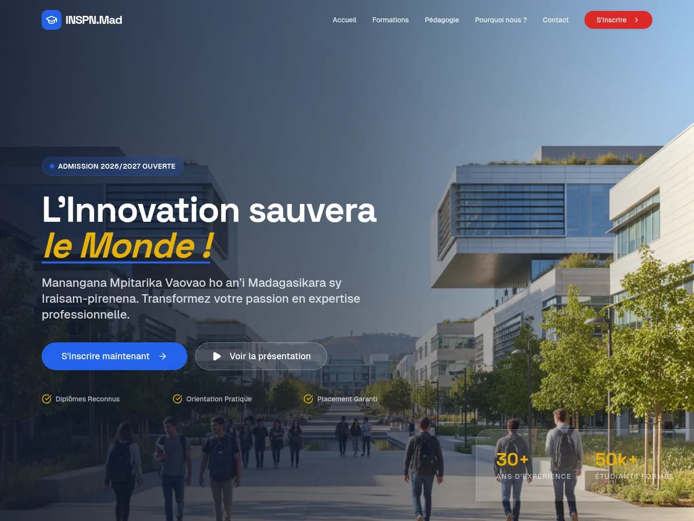 INSPN.Mad University Portal