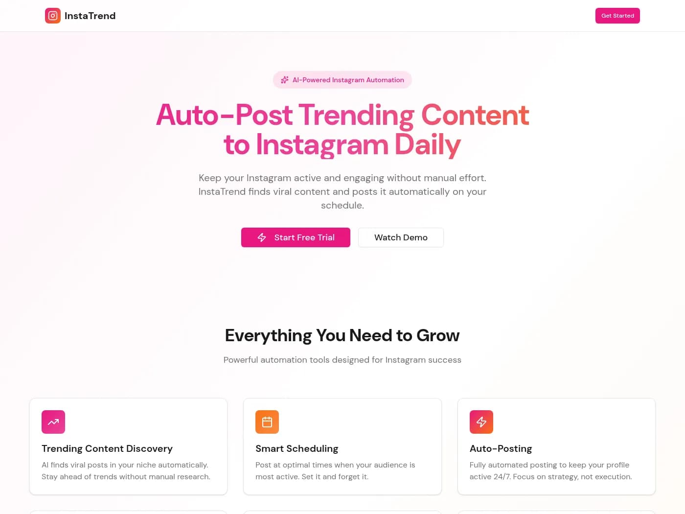 InstaTrend Auto Poster