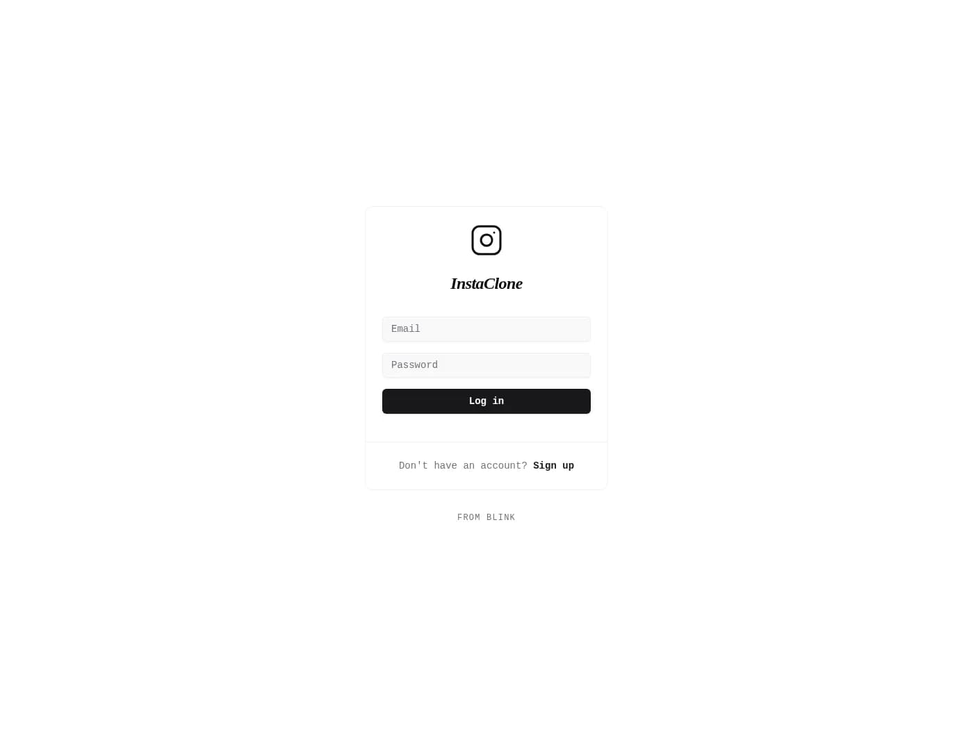 InstaClone Web