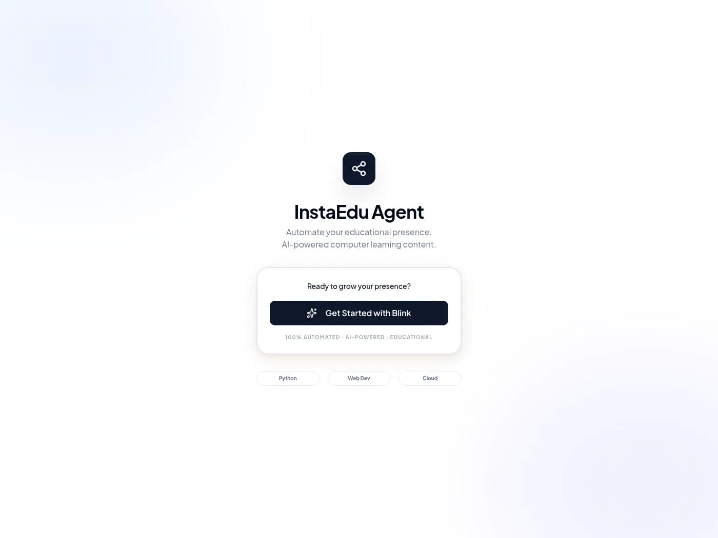 InstaEdu Agent