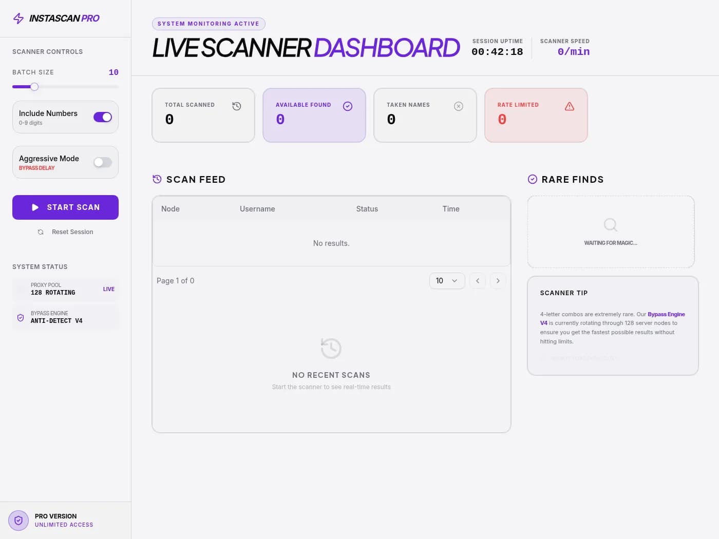 Insta Name Scanner Pro