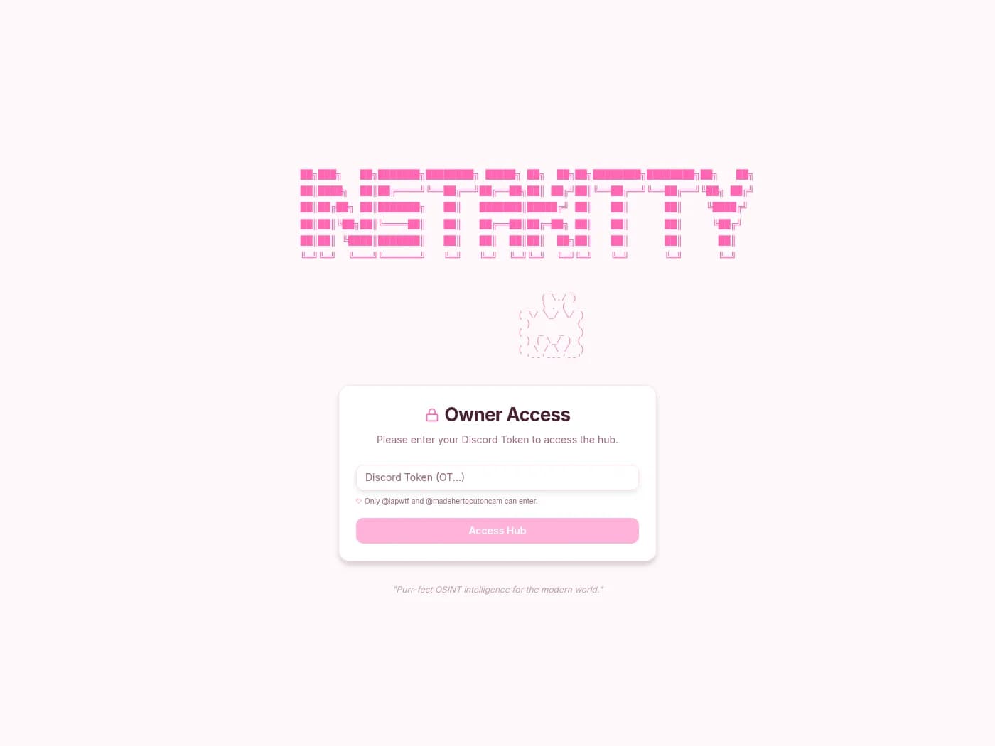 InstaKitty OSINT Hub