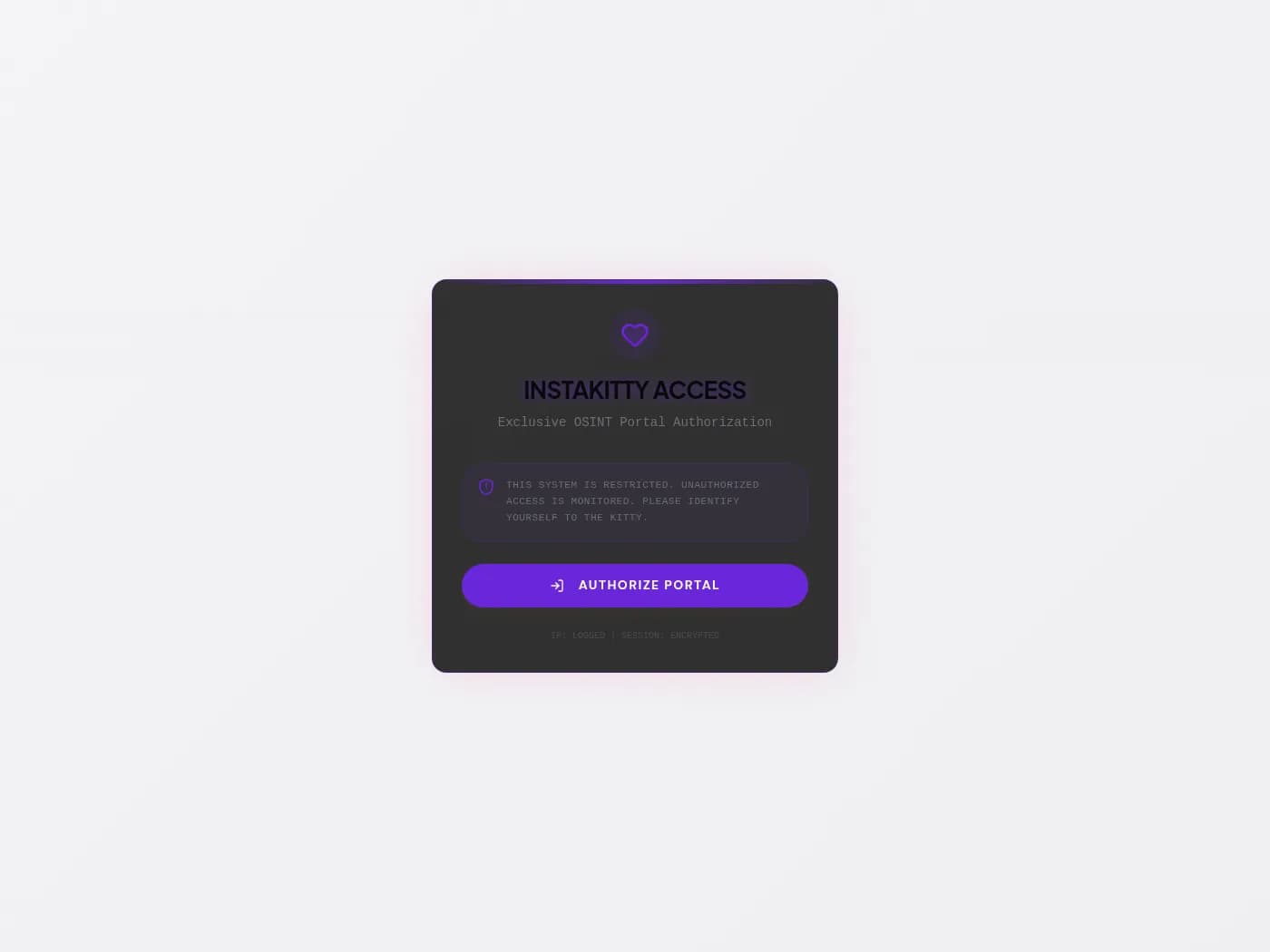 InstaKitty OSINT Portal