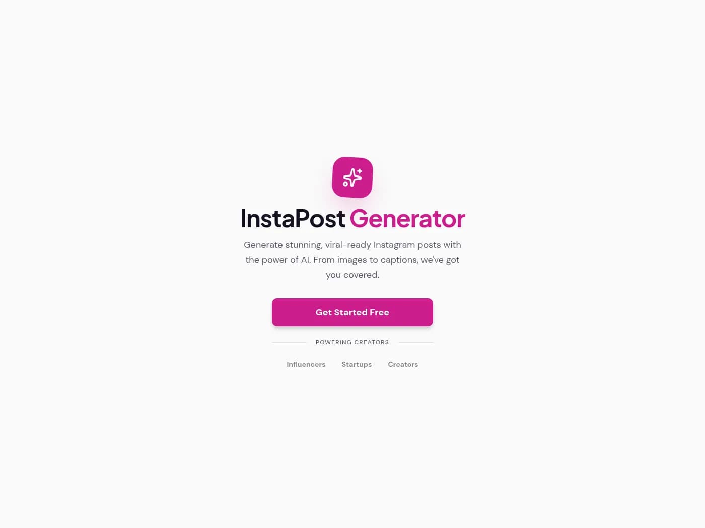 InstaPost Generator