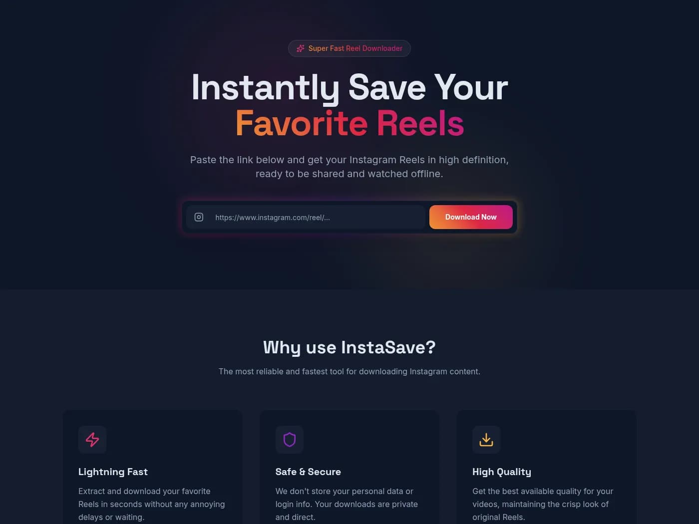 Insta Reel Downloader